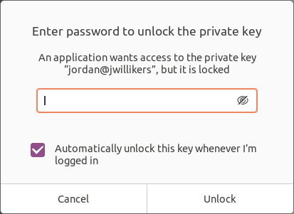 Generate an SSH Key - JWillikers